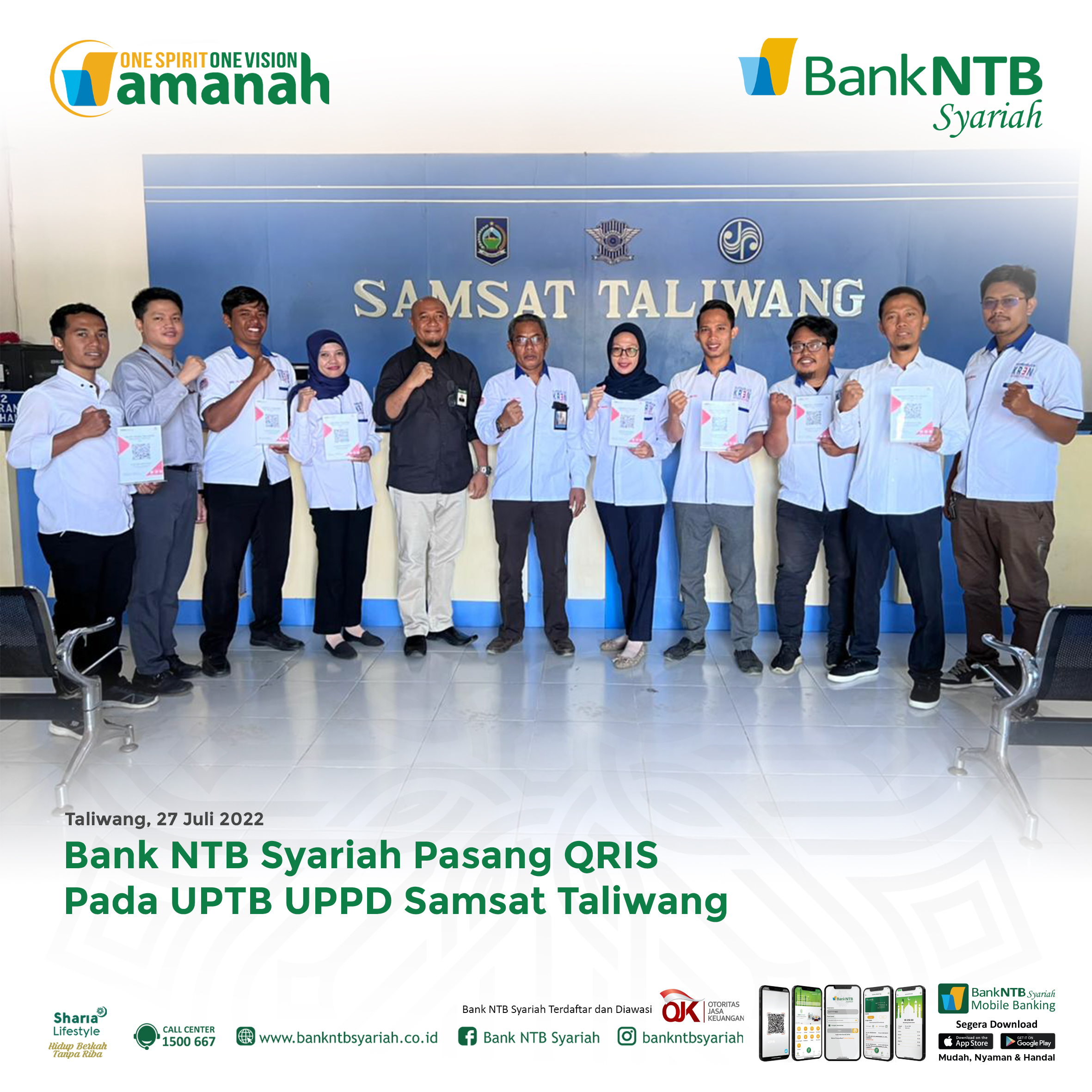 PT Bank NTB Syariah - Menebar Berkah, Membangun Kepercayaan