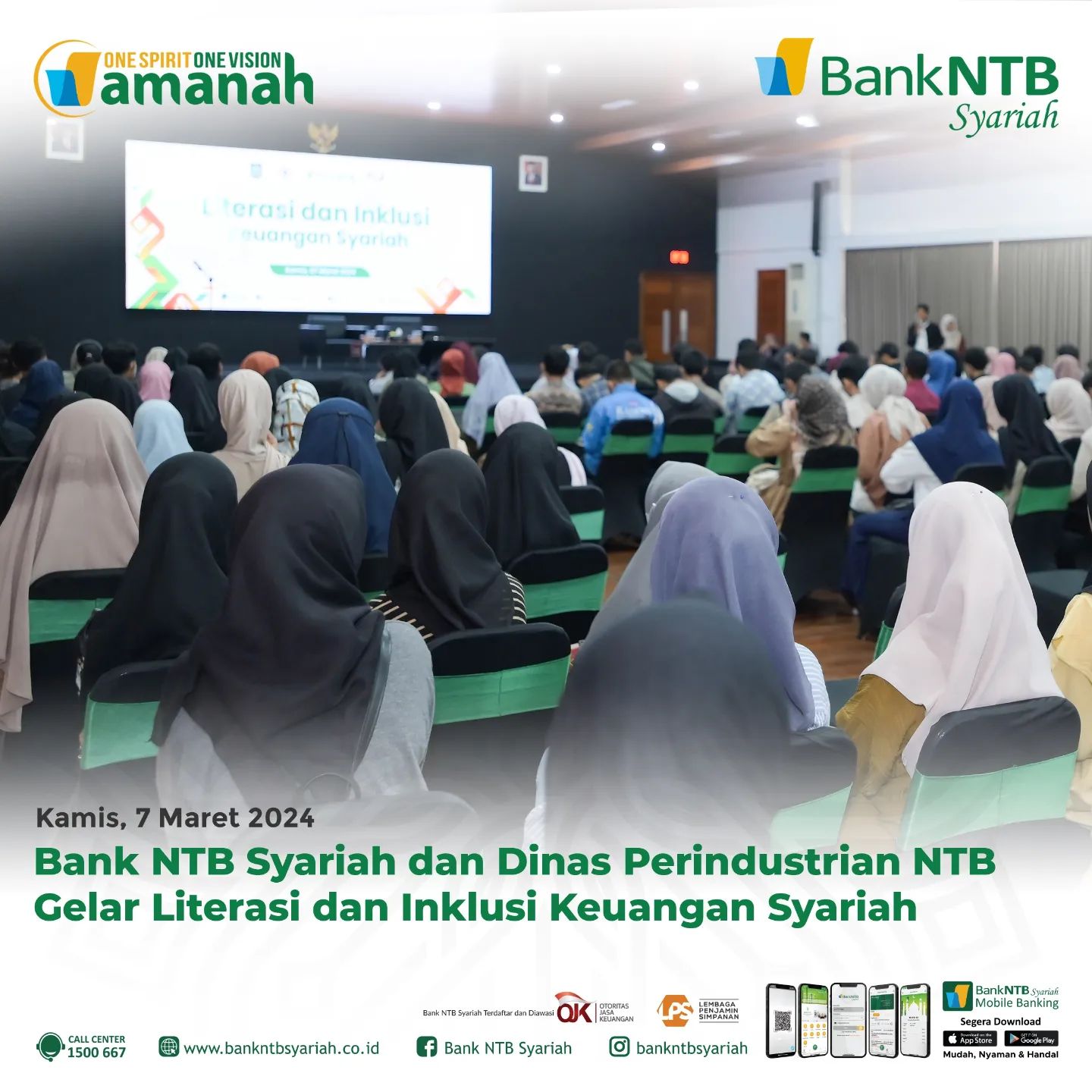 PT Bank NTB Syariah - Menebar Berkah, Membangun Kepercayaan
