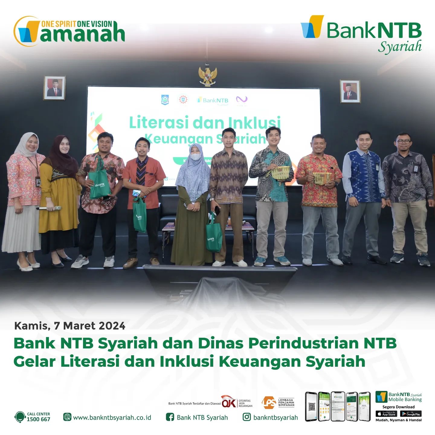 PT Bank NTB Syariah - Menebar Berkah, Membangun Kepercayaan