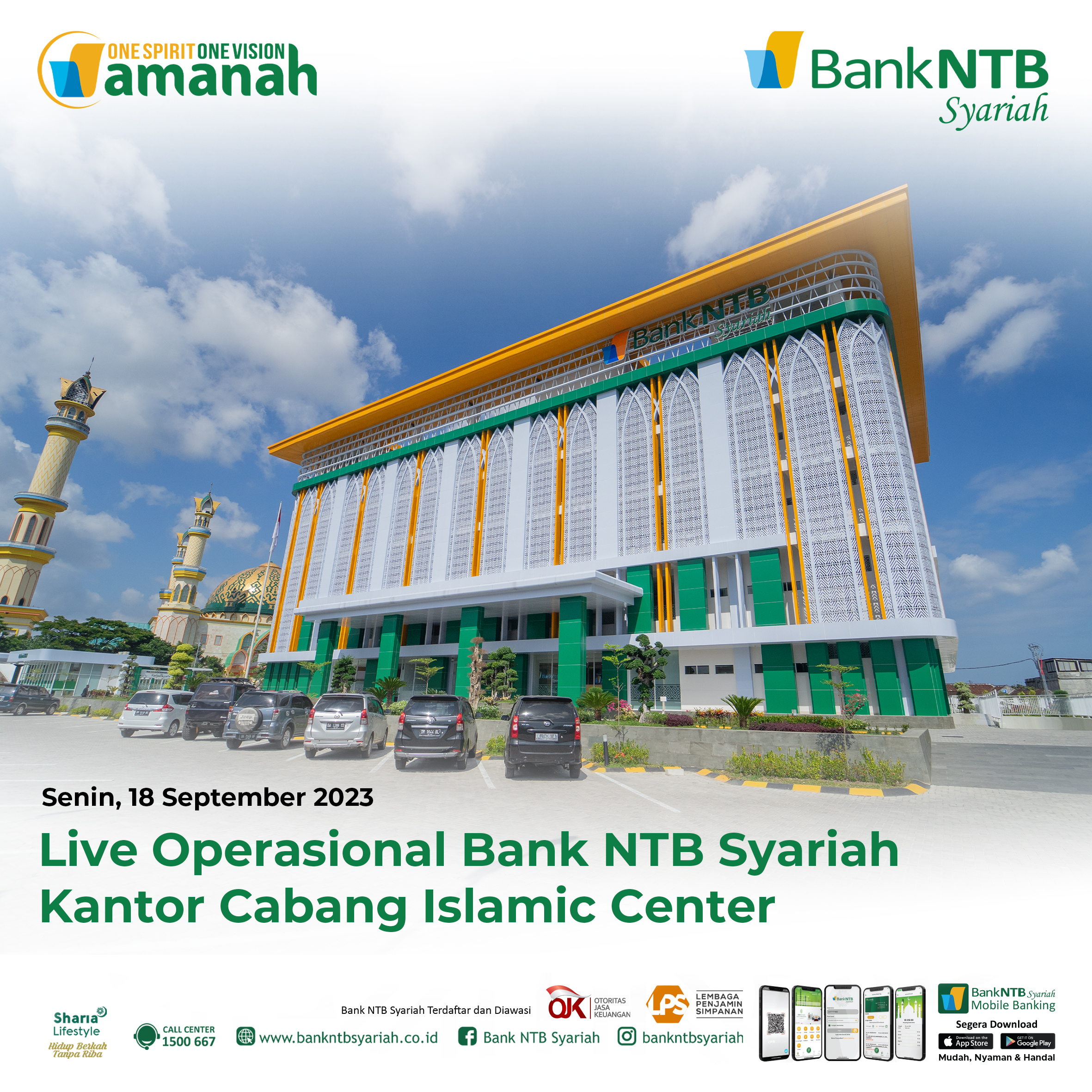 PT Bank NTB Syariah - Menebar Berkah, Membangun Kepercayaan