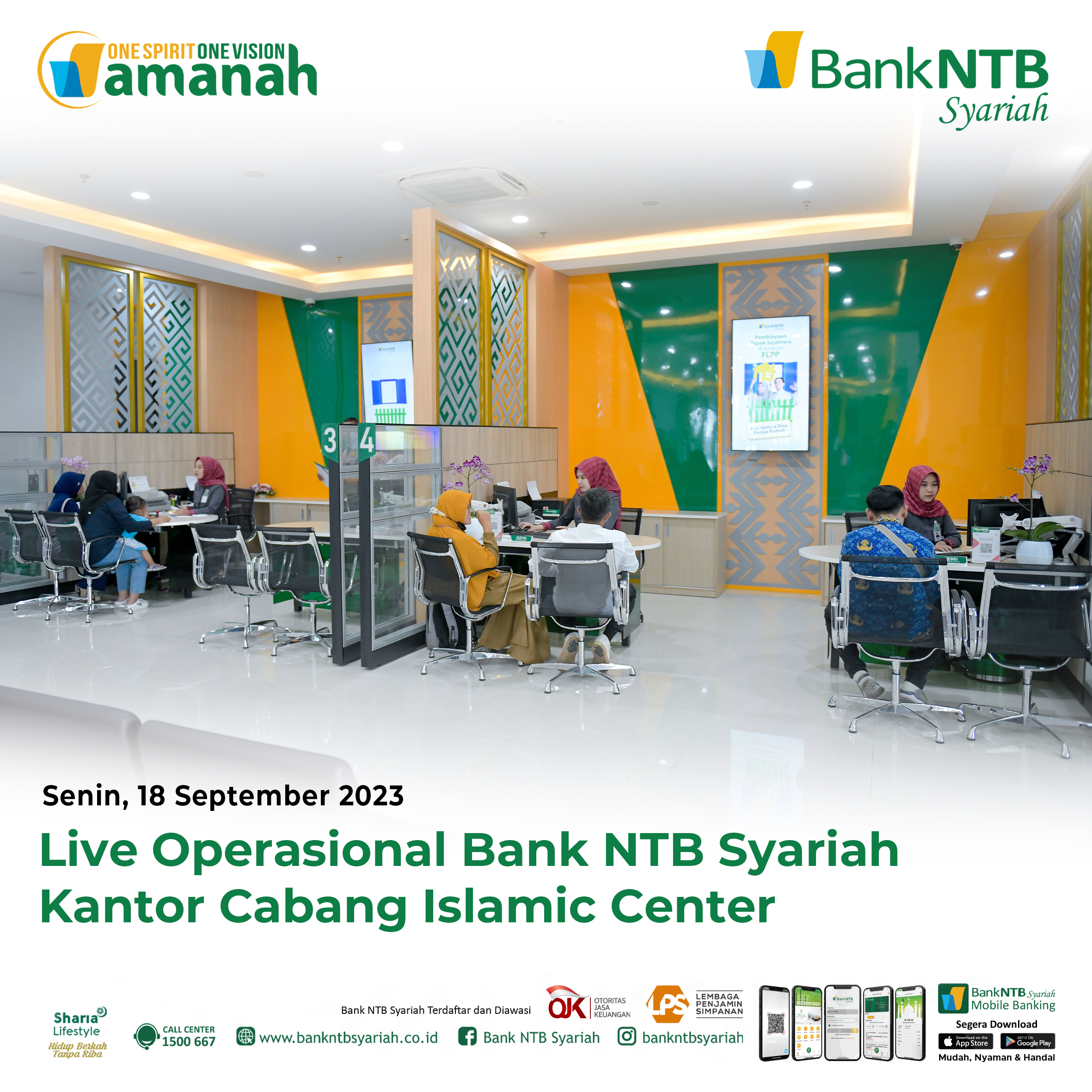 PT Bank NTB Syariah - Menebar Berkah, Membangun Kepercayaan