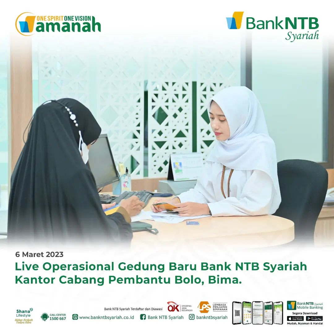 PT Bank NTB Syariah - Menebar Berkah, Membangun Kepercayaan