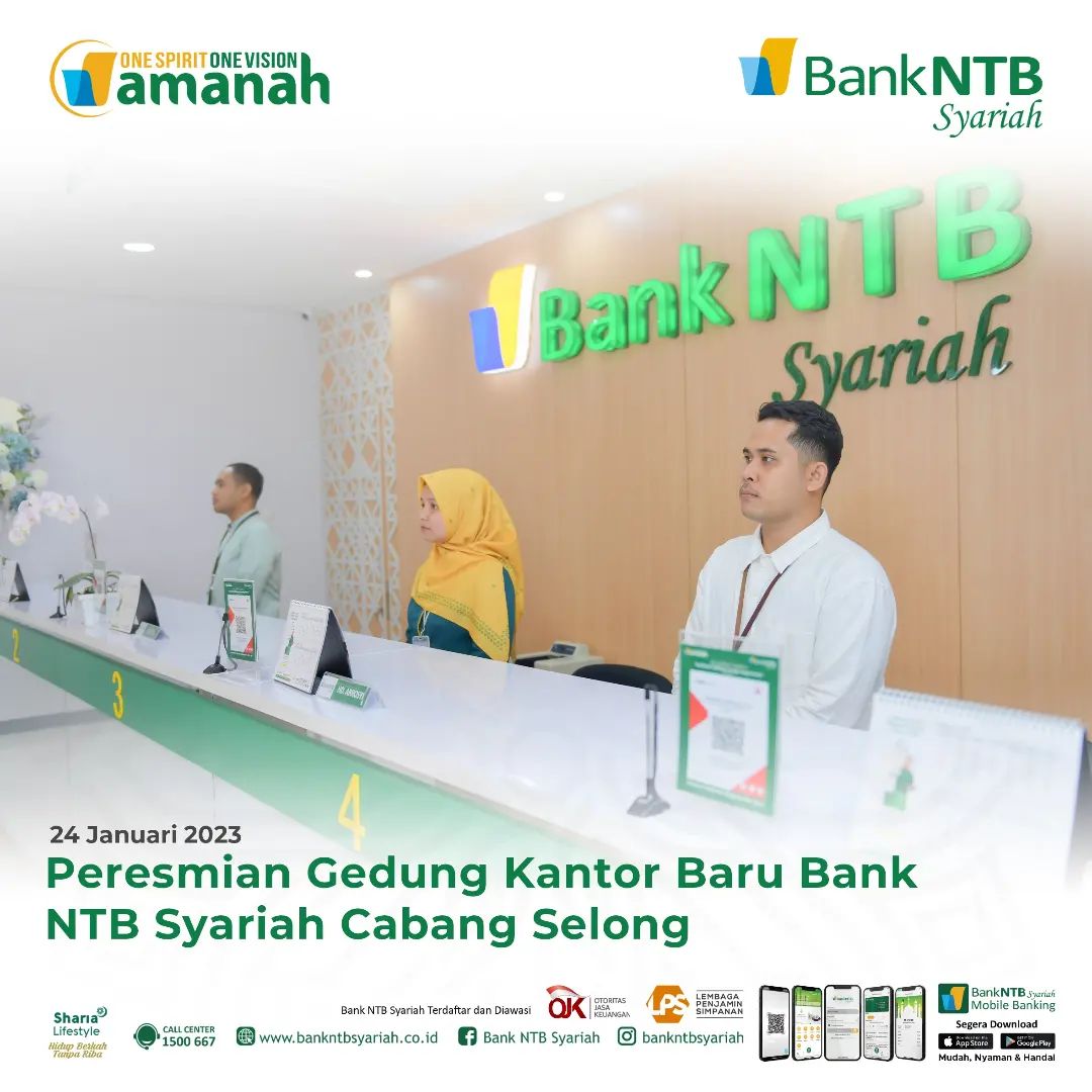 PT Bank NTB Syariah - Menebar Berkah, Membangun Kepercayaan