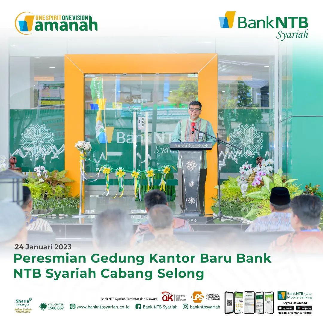 PT Bank NTB Syariah - Menebar Berkah, Membangun Kepercayaan