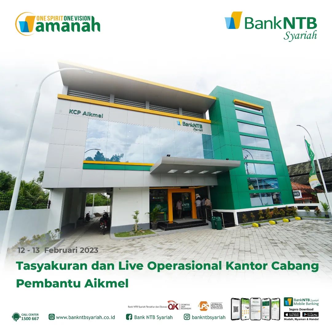 PT Bank NTB Syariah - Menebar Berkah, Membangun Kepercayaan
