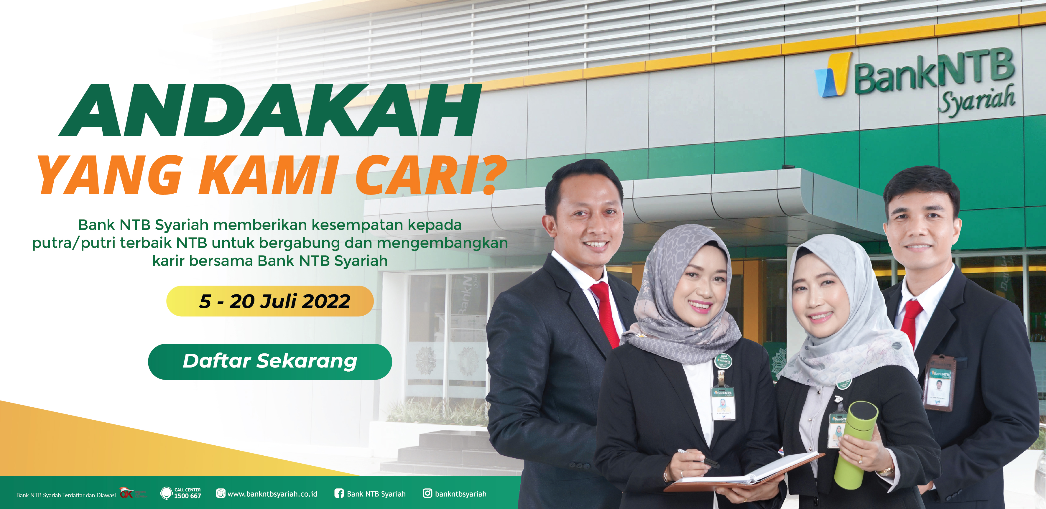 PT Bank NTB Syariah - Menebar Berkah, Membangun Kepercayaan