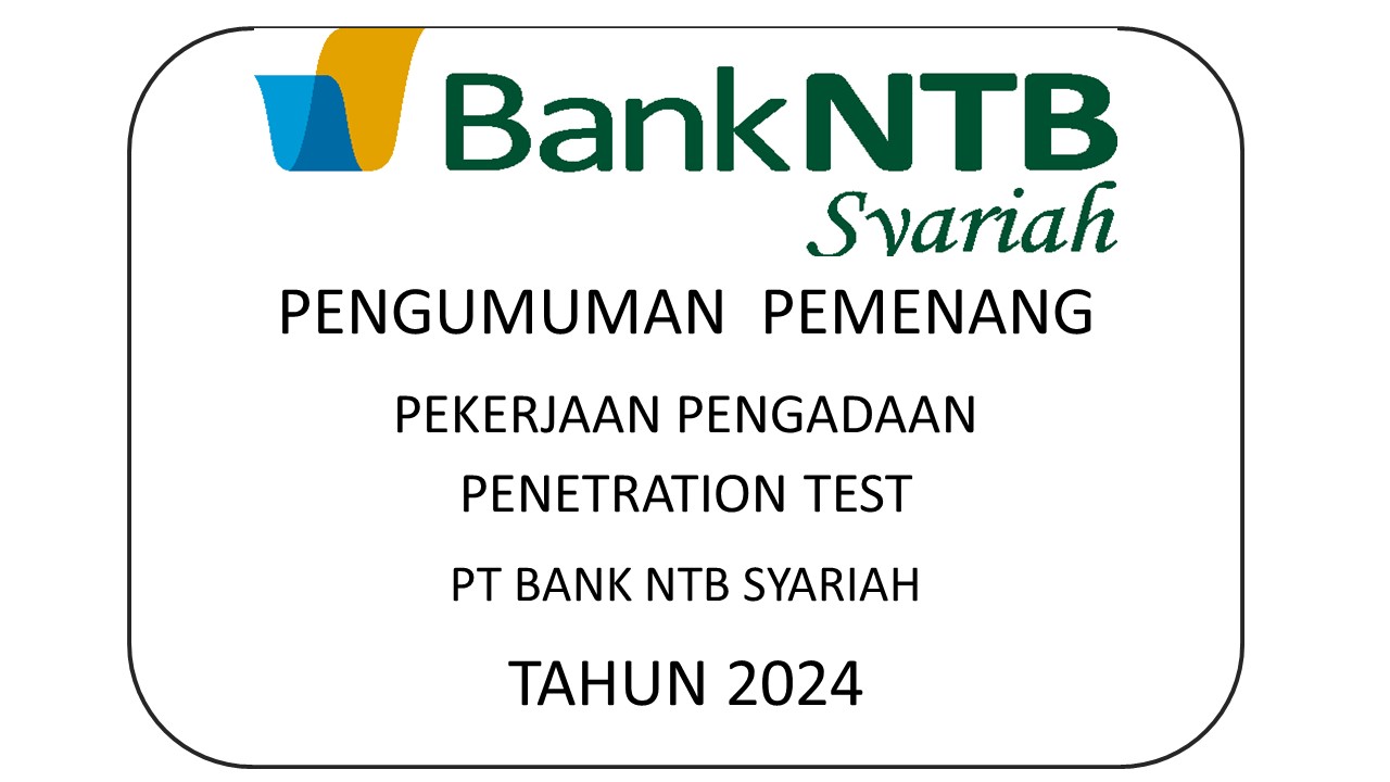 PT Bank NTB Syariah - Menebar Berkah, Membangun Kepercayaan