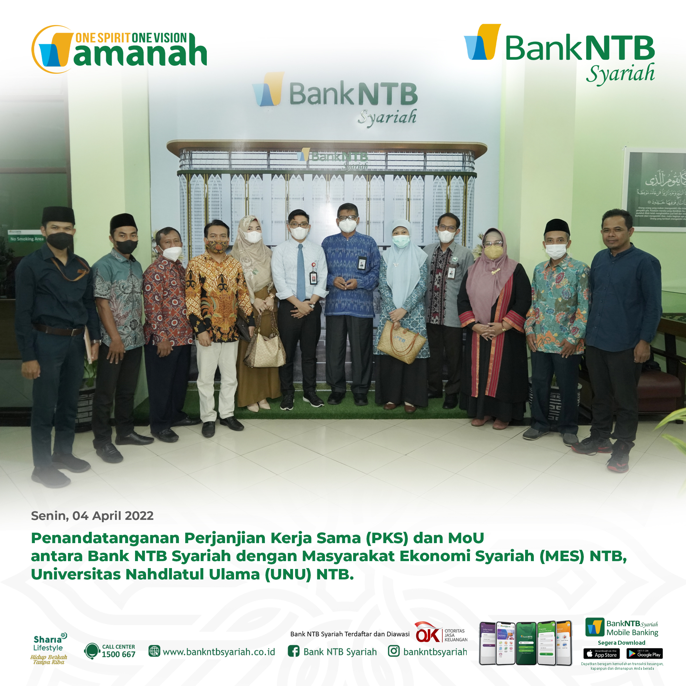 PT Bank NTB Syariah - Menebar Berkah, Membangun Kepercayaan