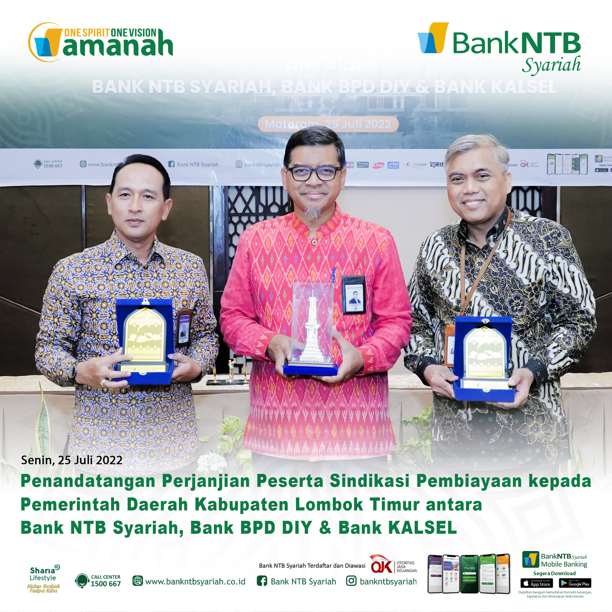 PT Bank NTB Syariah - Menebar Berkah, Membangun Kepercayaan