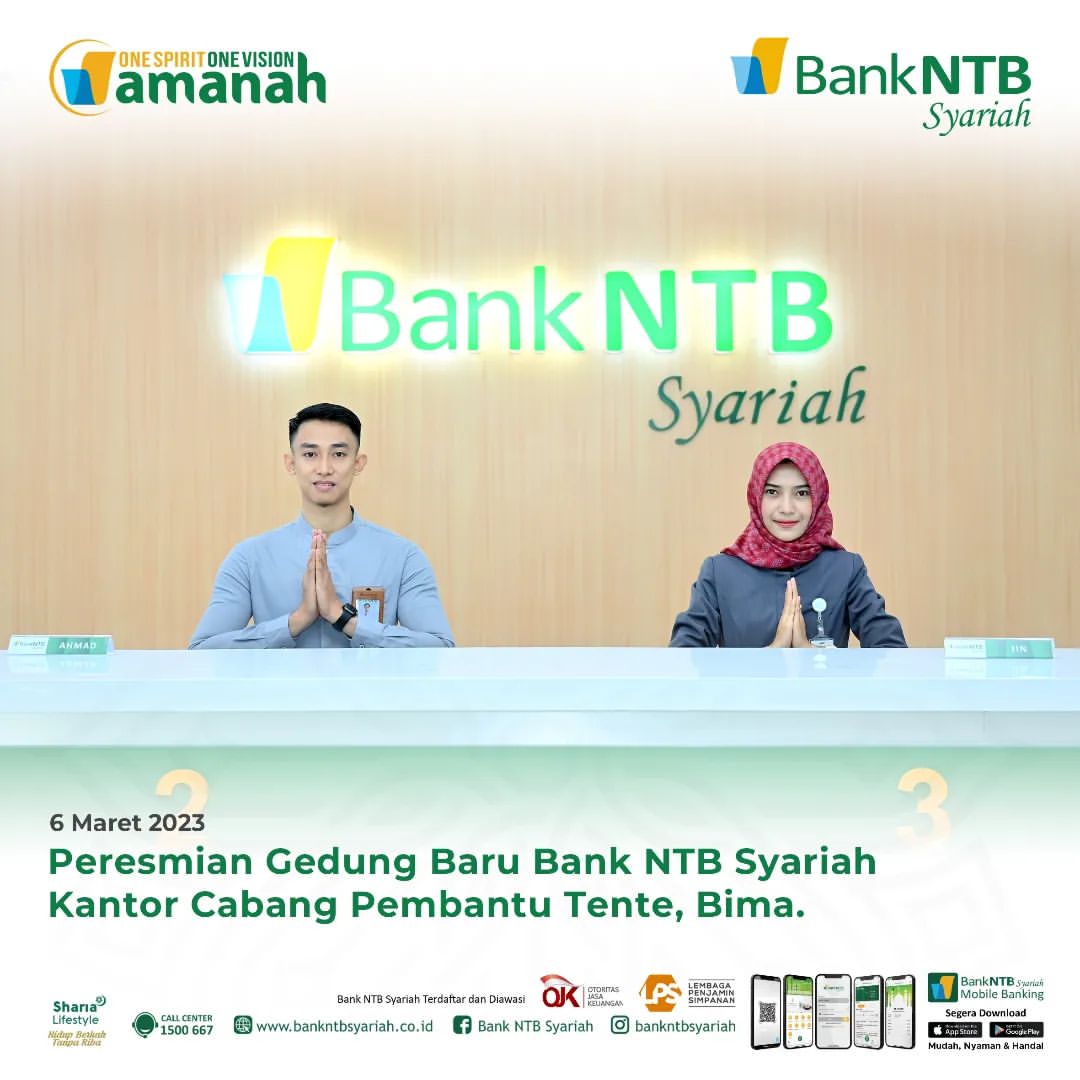 PT Bank NTB Syariah - Menebar Berkah, Membangun Kepercayaan