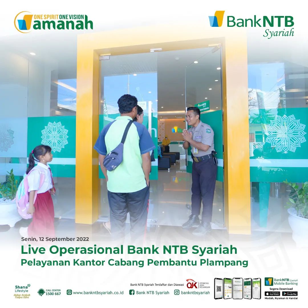 PT Bank NTB Syariah - Menebar Berkah, Membangun Kepercayaan