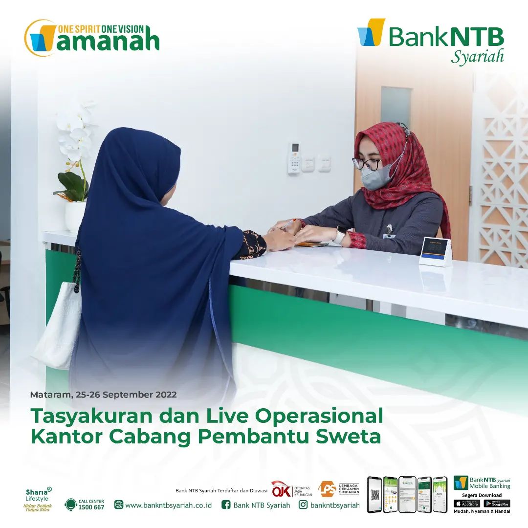 PT Bank NTB Syariah - Menebar Berkah, Membangun Kepercayaan