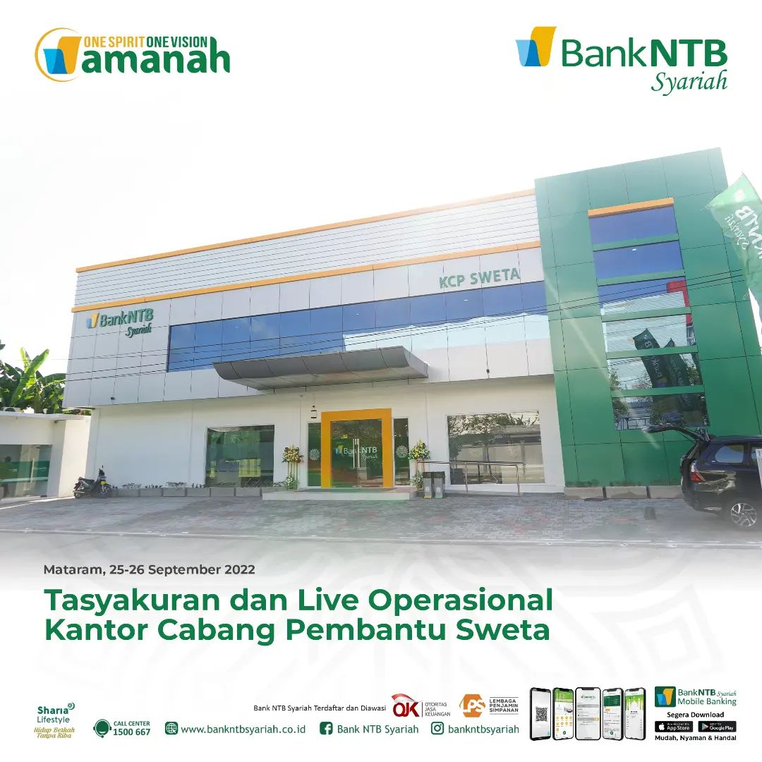 PT Bank NTB Syariah - Menebar Berkah, Membangun Kepercayaan