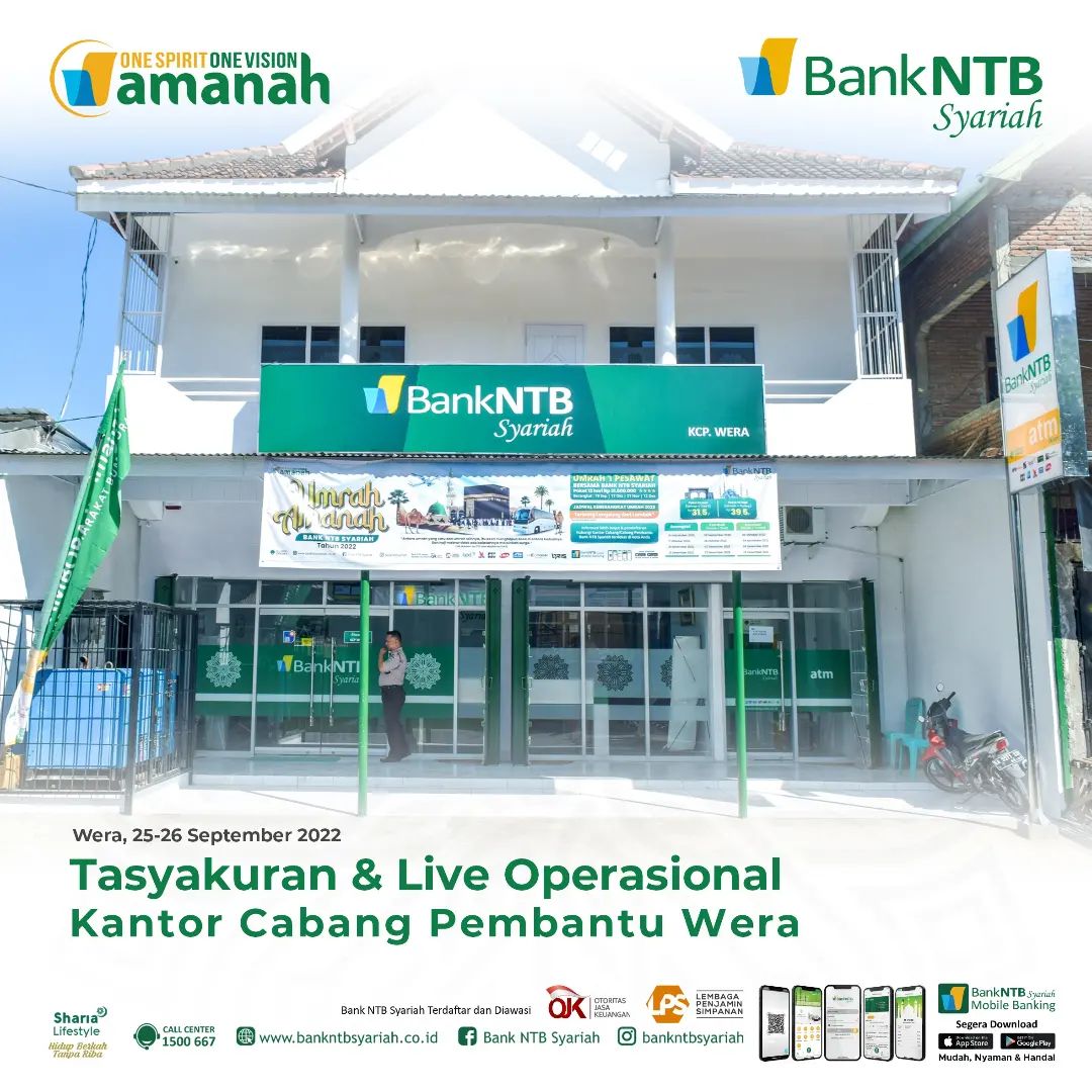 PT Bank NTB Syariah - Menebar Berkah, Membangun Kepercayaan