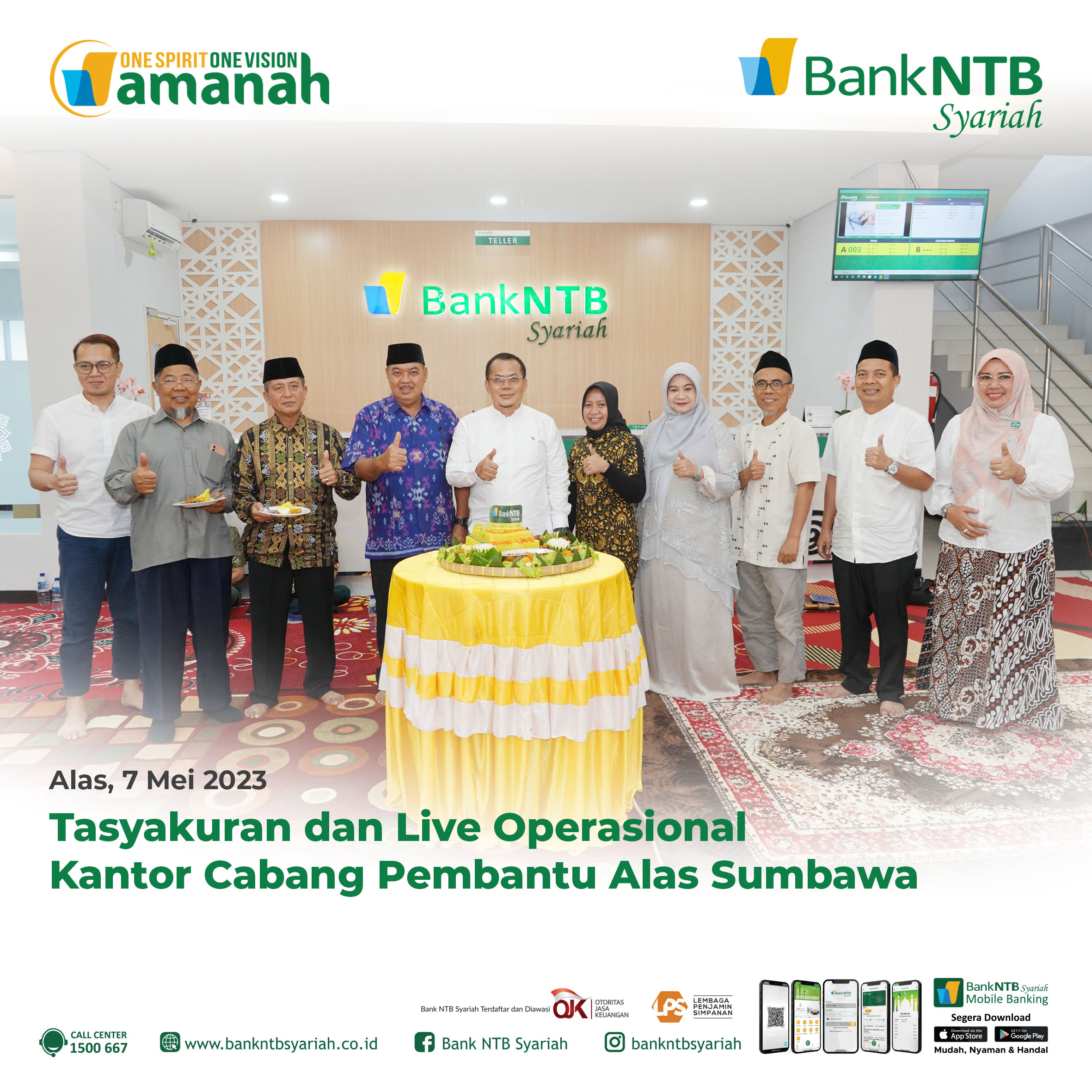 PT Bank NTB Syariah - Menebar Berkah, Membangun Kepercayaan