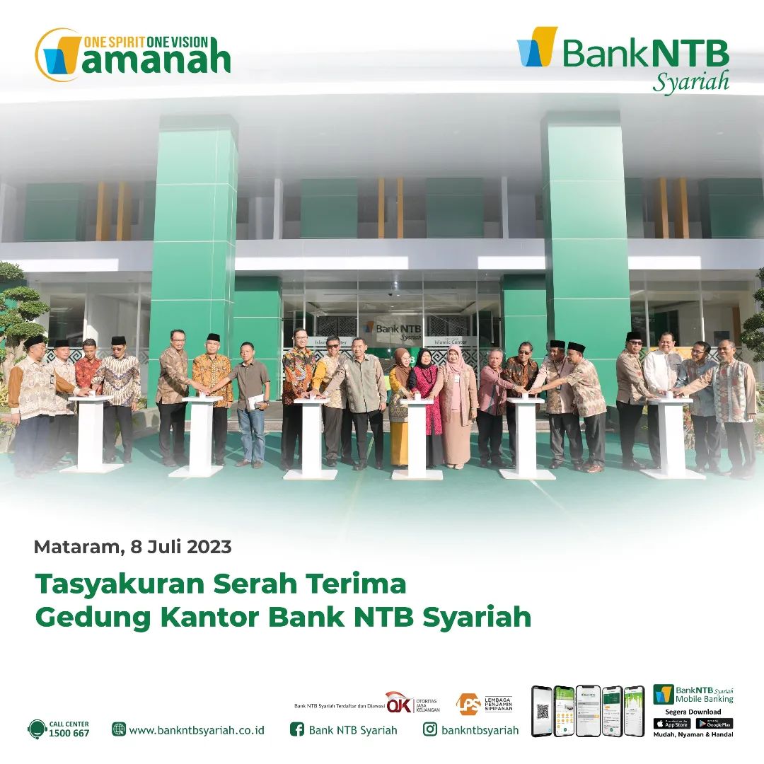 PT Bank NTB Syariah - Menebar Berkah, Membangun Kepercayaan