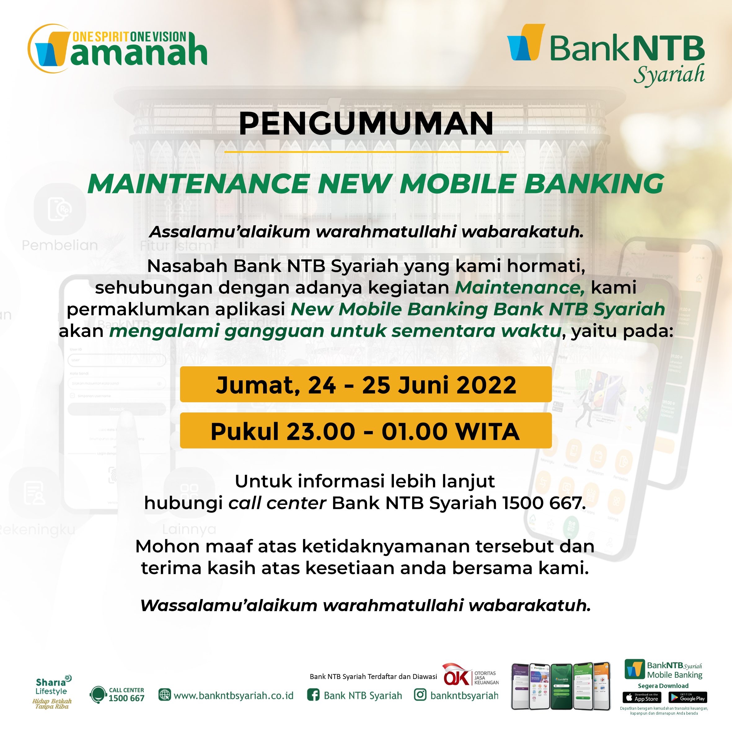 PT Bank NTB Syariah - Menebar Berkah, Membangun Kepercayaan