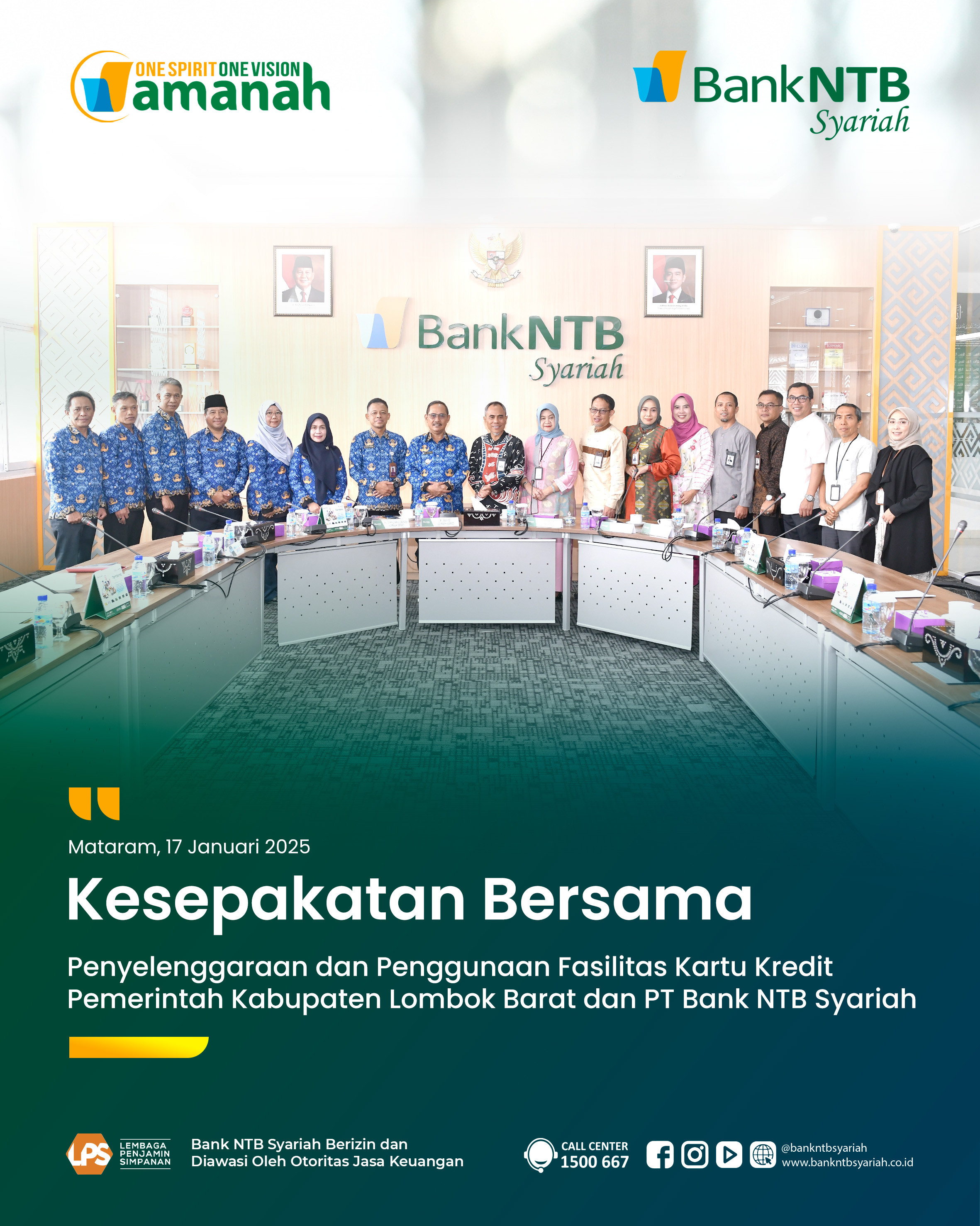 PT Bank NTB Syariah - Menebar Berkah, Membangun Kepercayaan