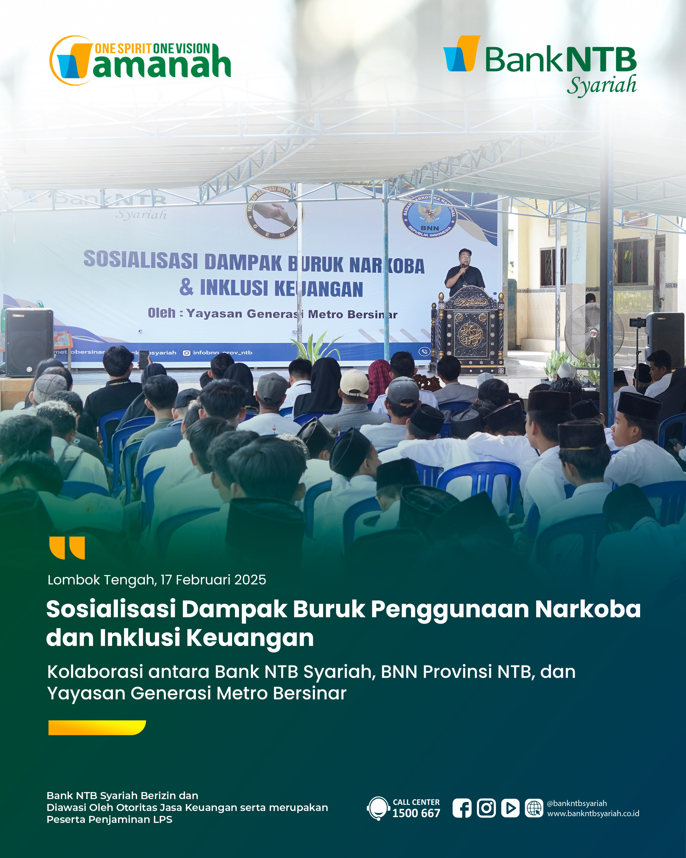 PT Bank NTB Syariah - Menebar Berkah, Membangun Kepercayaan