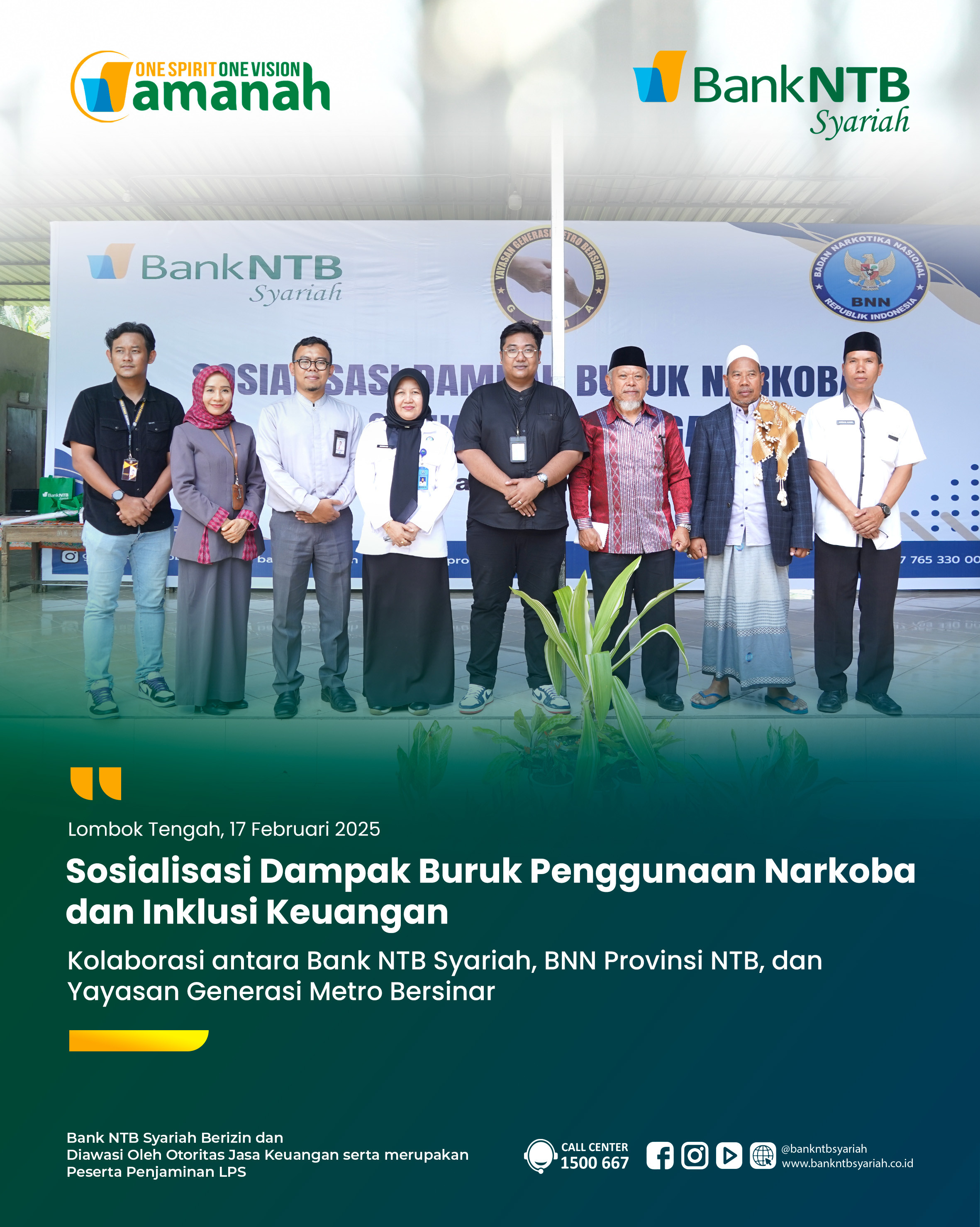 PT Bank NTB Syariah - Menebar Berkah, Membangun Kepercayaan