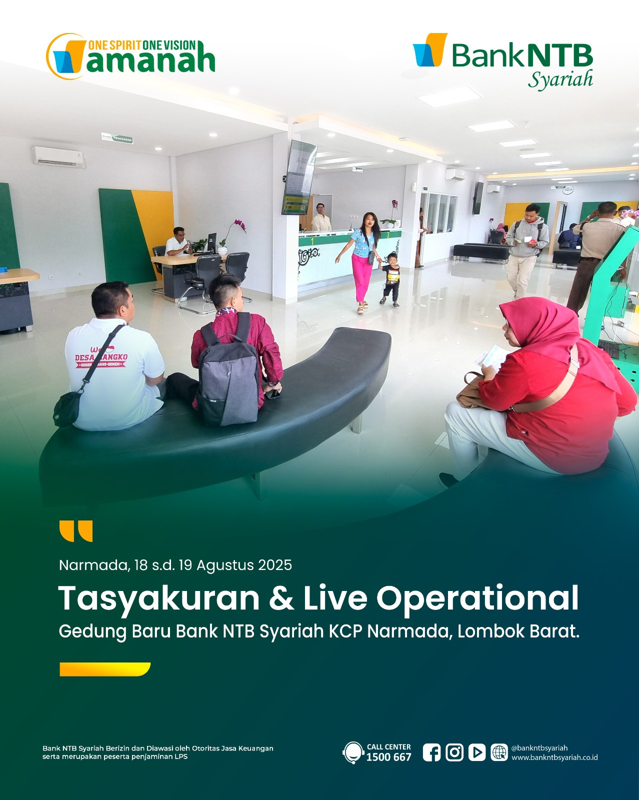 PT Bank NTB Syariah - Menebar Berkah, Membangun Kepercayaan