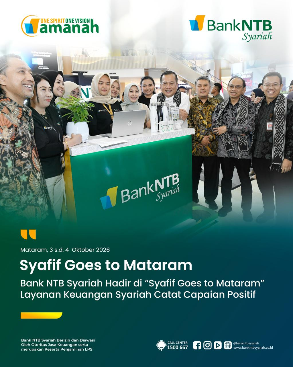 PT Bank NTB Syariah - Menebar Berkah, Membangun Kepercayaan